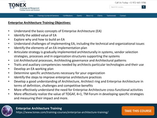 Enterprise Architecture (EA) Training | PPTX