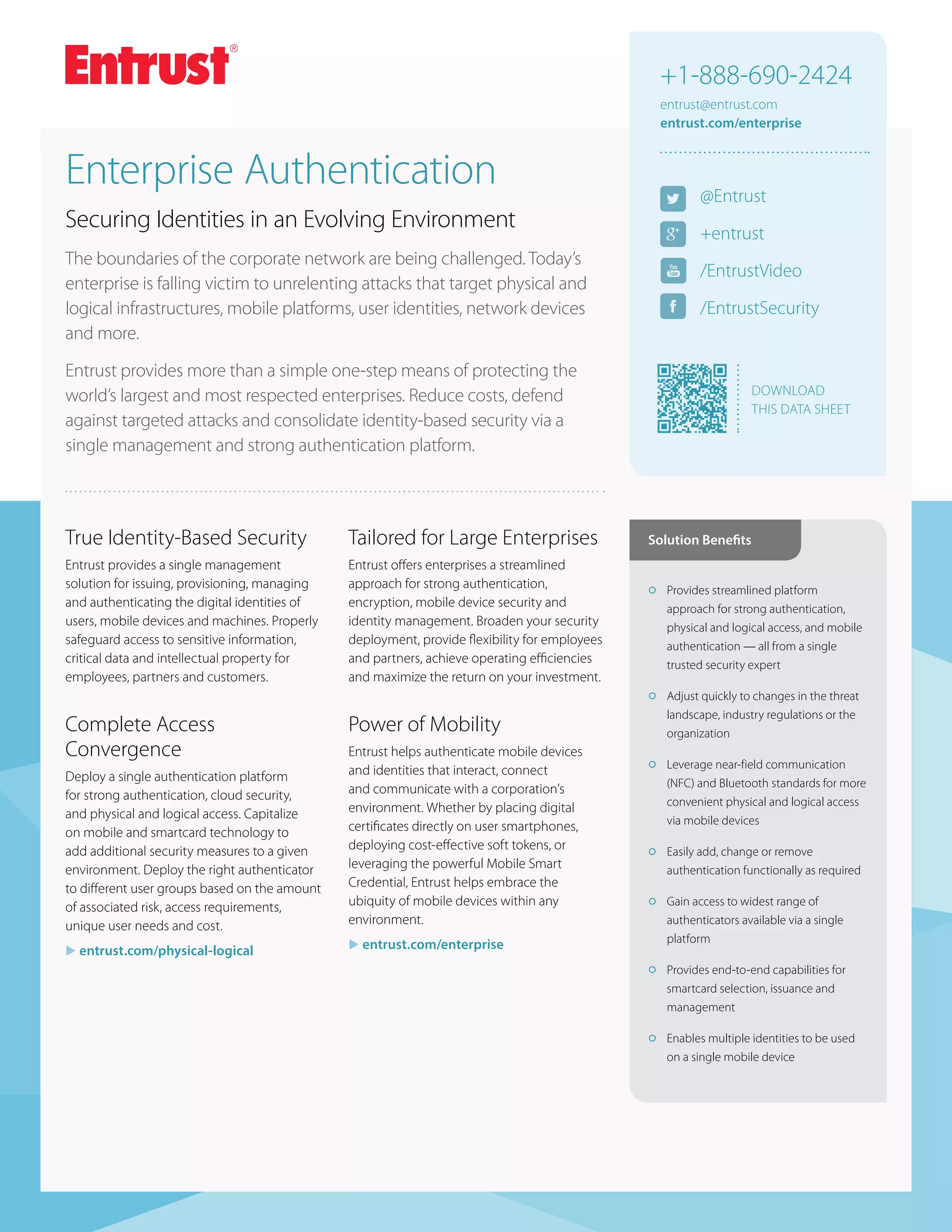 Entrust Enterprise Authentication | PDF | Operating Systems | Computer ...