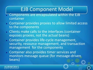 Enterprise beans | PPTX