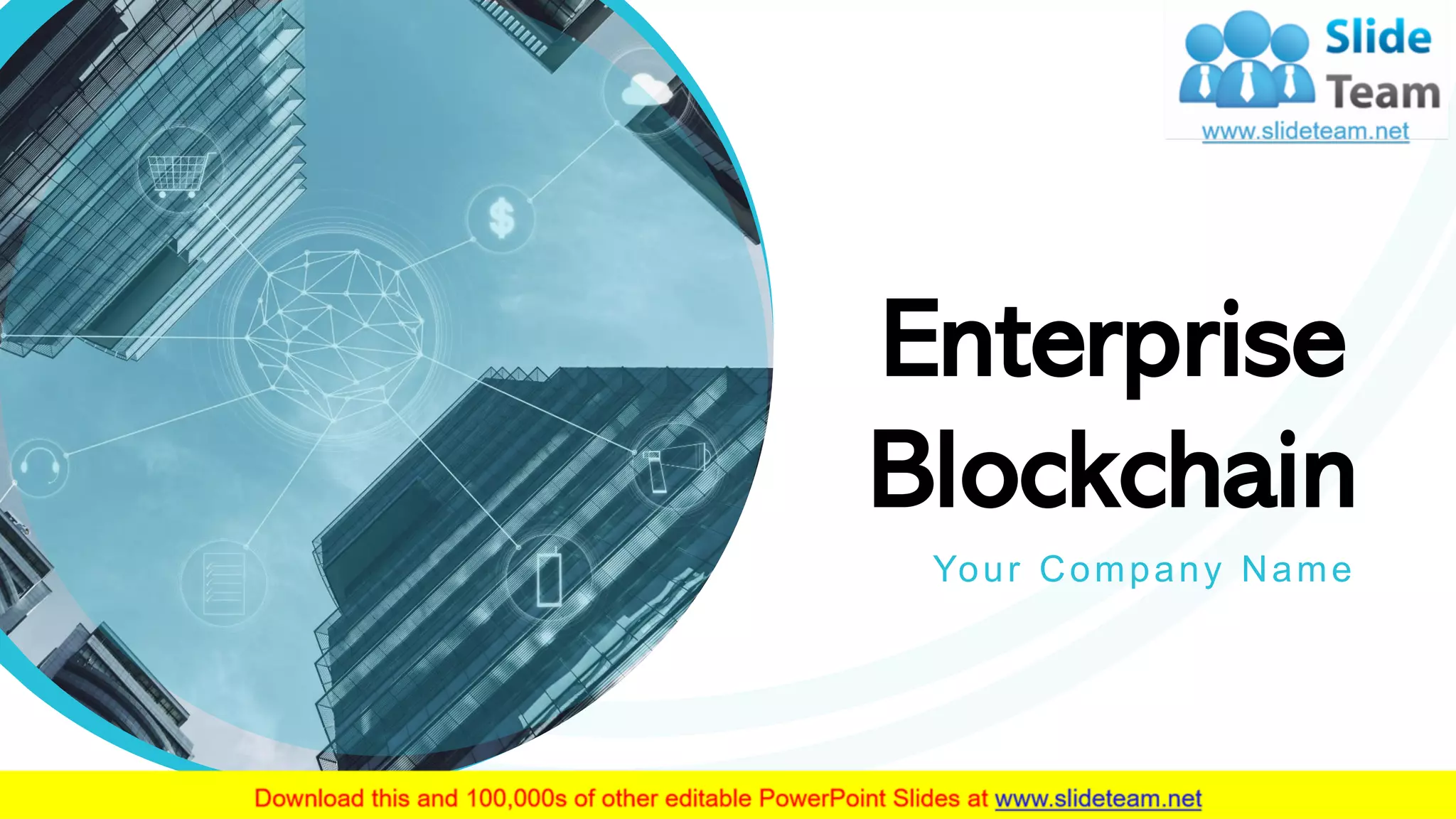 Enterprise Blockchain Powerpoint Presentation Slides Pdf Desktop Publishing Computer