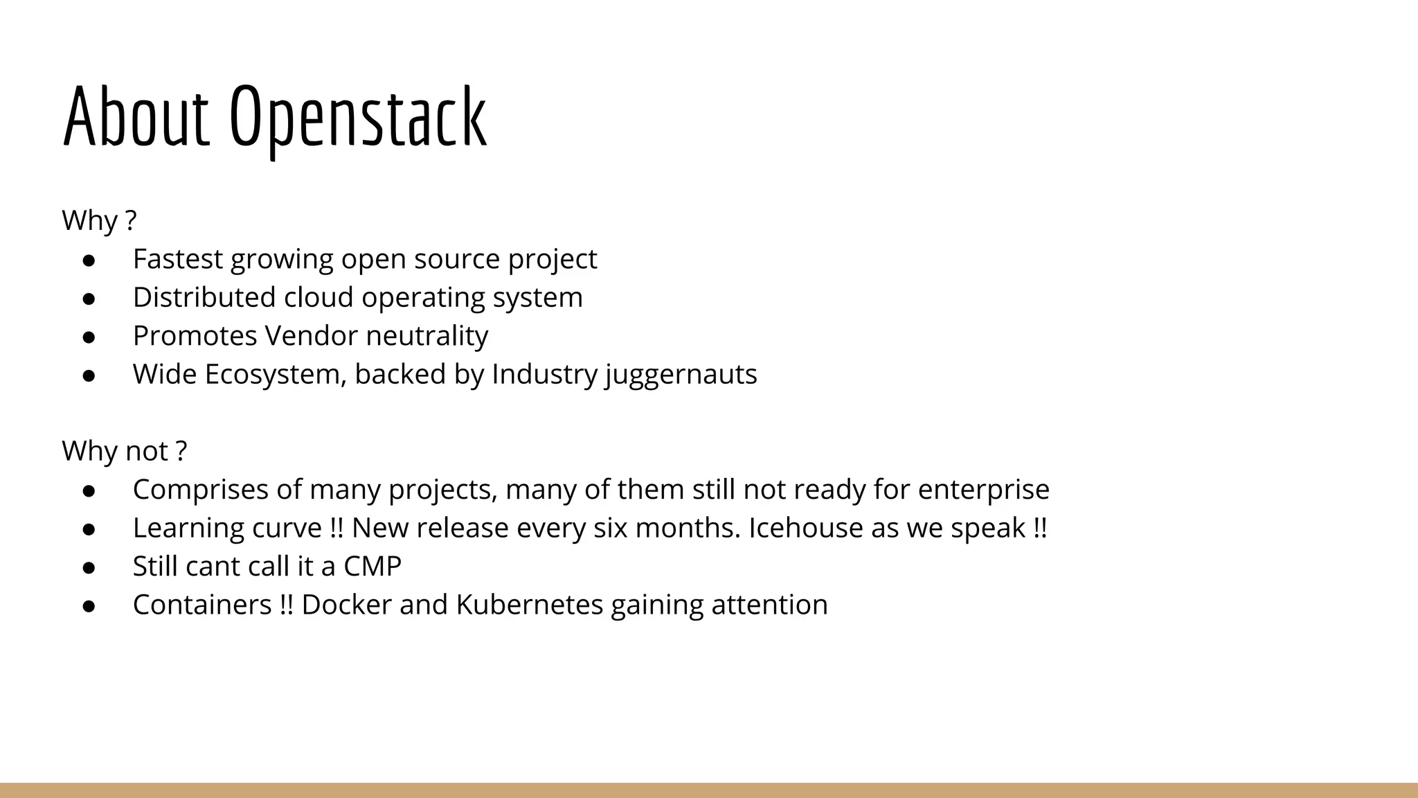 Openstack - Enterprise cloud management platform | PPT