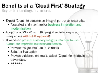 Enterprise Cloud Strategy Framework | PDF