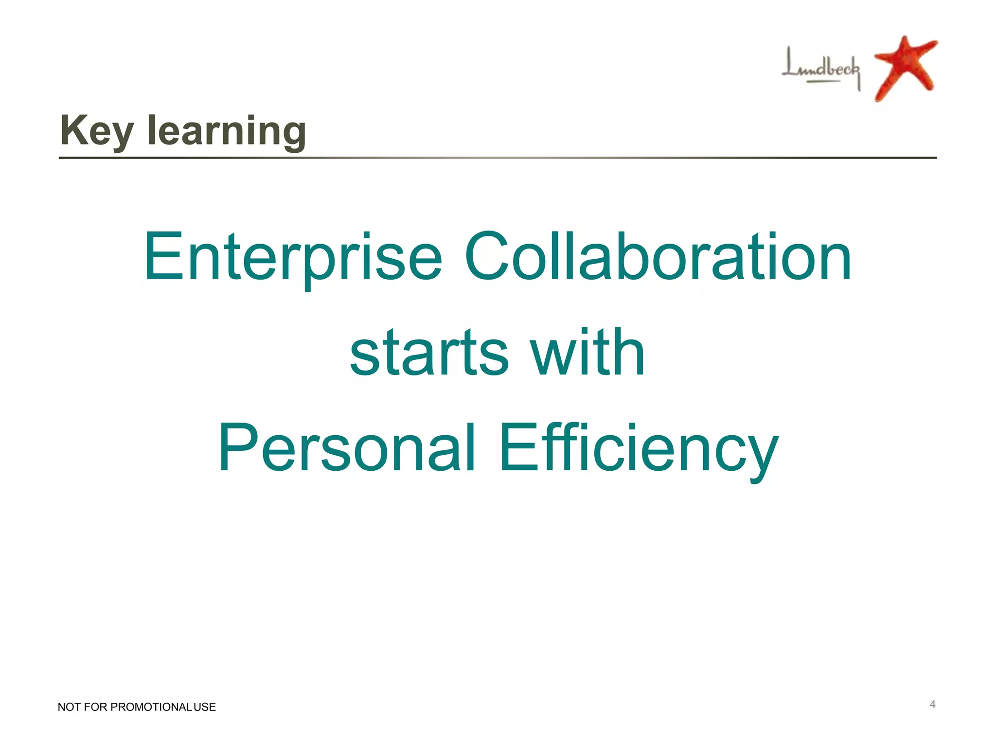Enterprise collaboration equation | PPTX