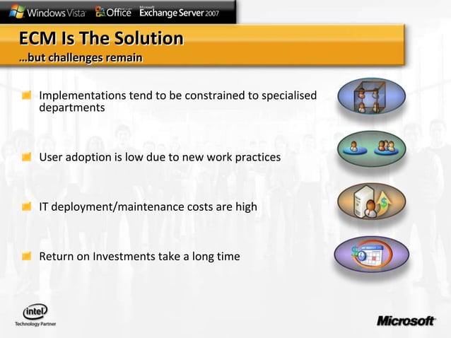 Enterprise Content Management about company of Microsoft | PPT