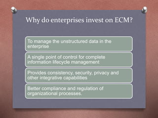 Enterprise Content Management Consulting - A Quick Reference | PPT