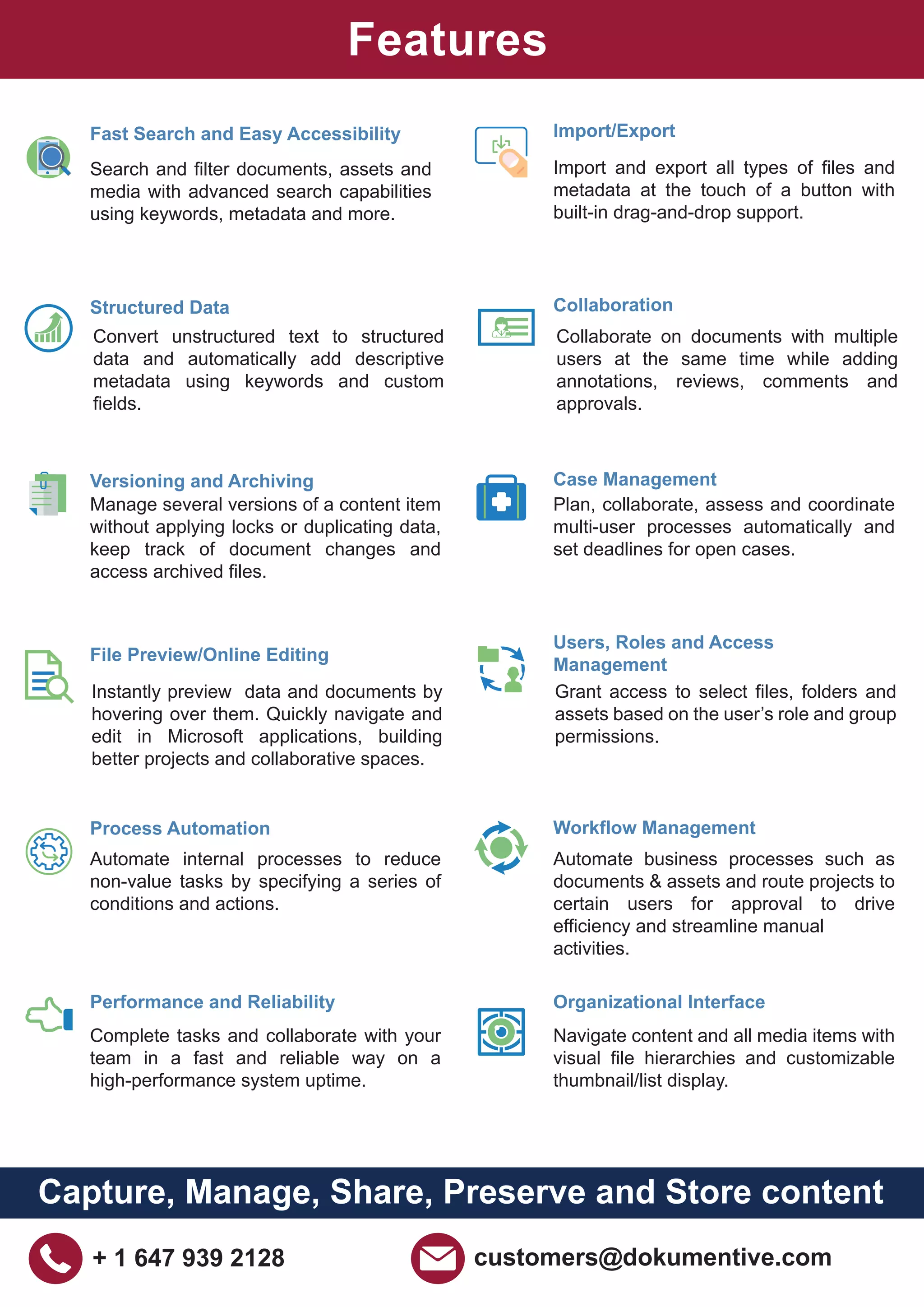 Enterprise content management solution | PDF
