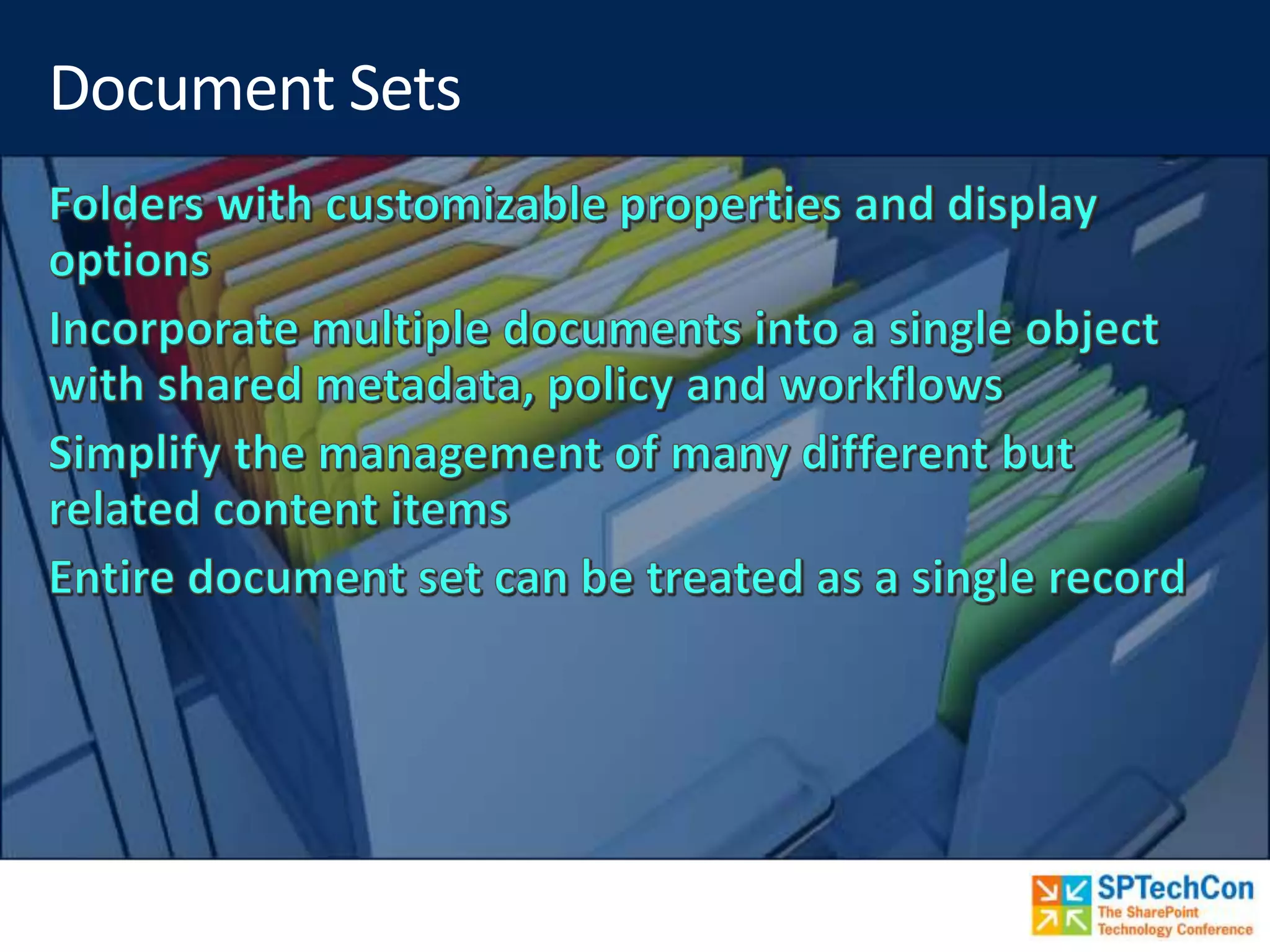 Enterprise Content Management Solutions in SharePoint and Office 365 | PPTX | Technology & Computing