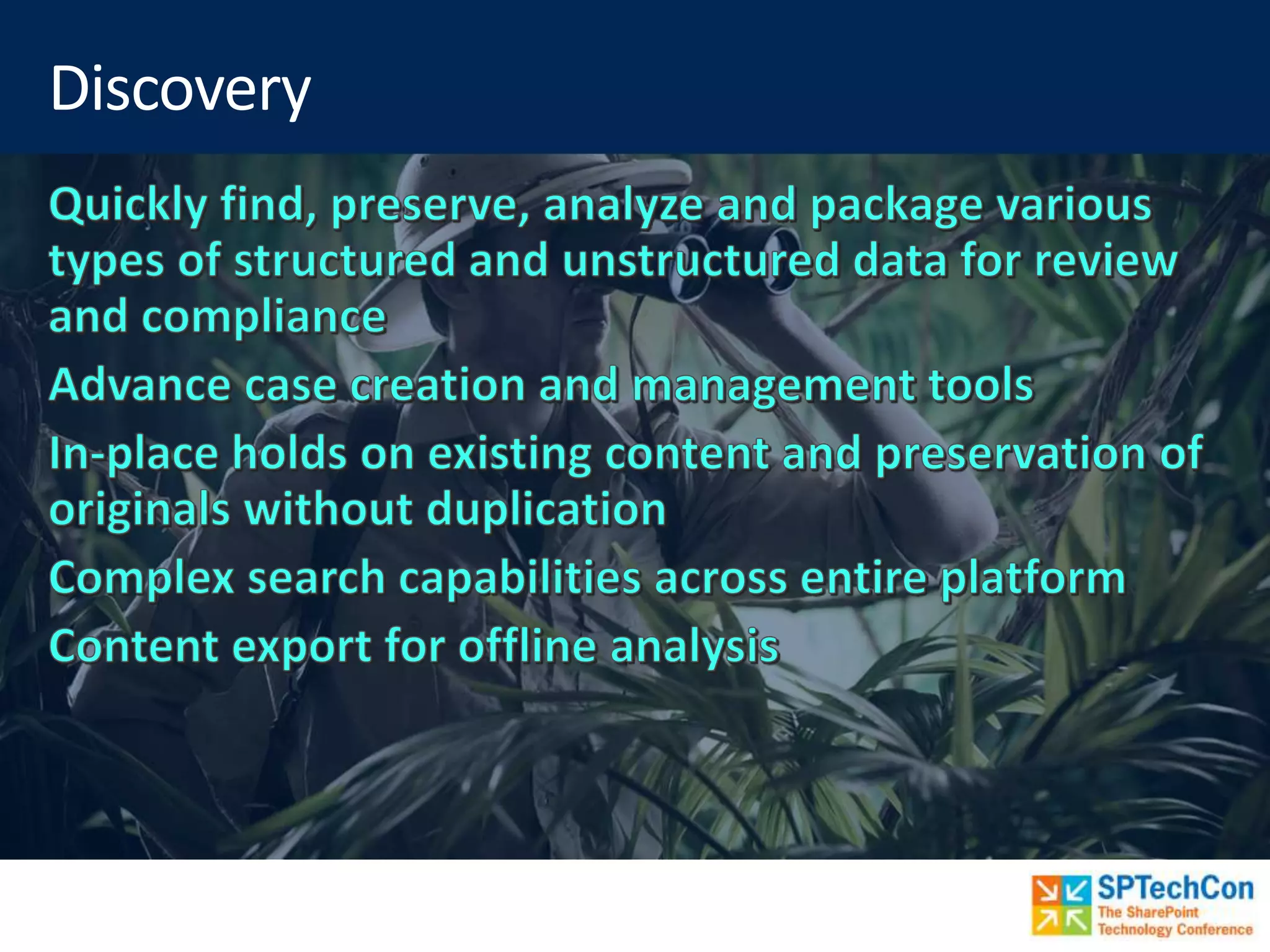 Enterprise Content Management Solutions in SharePoint and Office 365 | PPTX | Technology & Computing