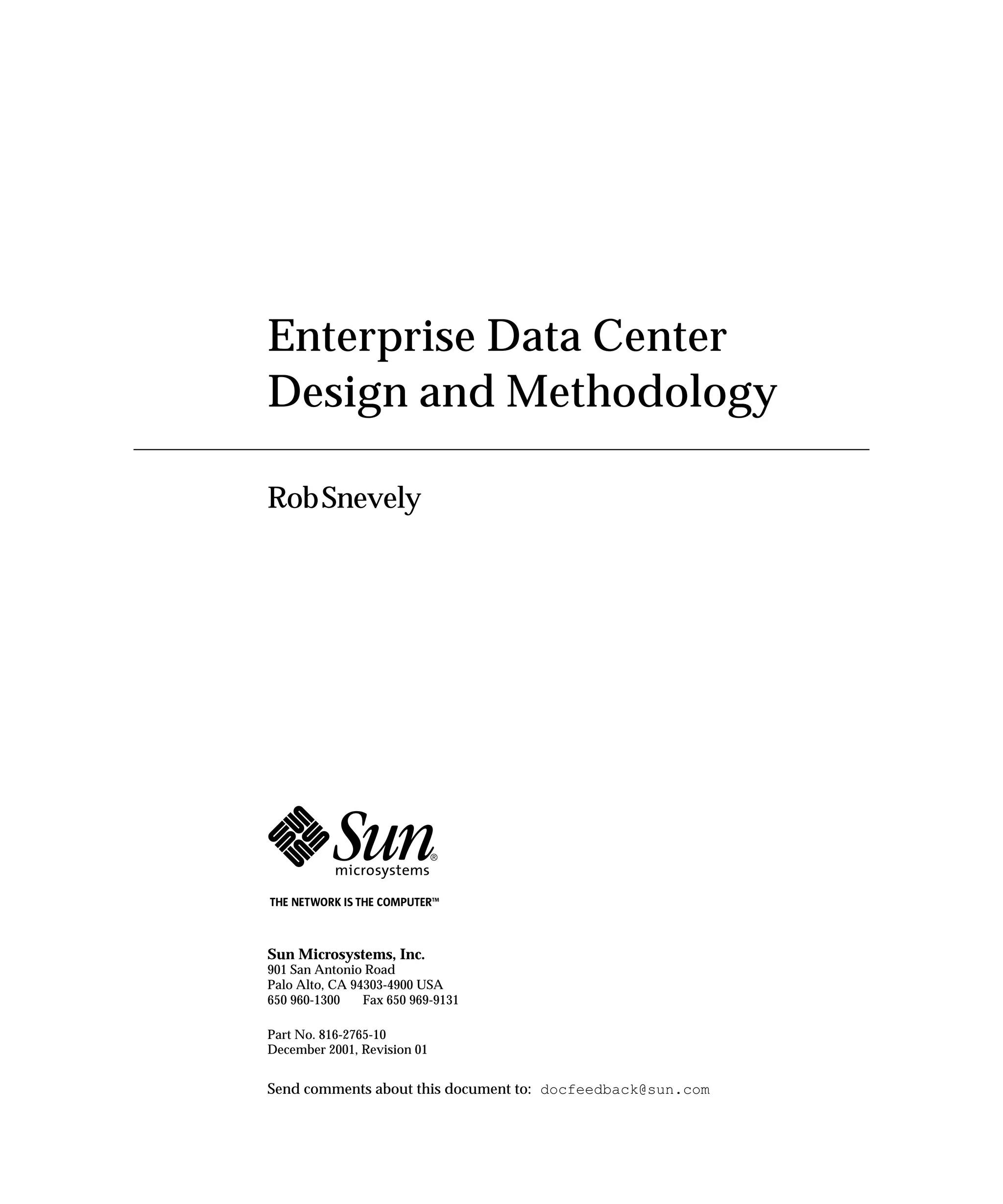 Enterprise data center design and methodology | PDF