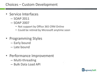 Enterprise Data Integration for Microsoft Dynamics CRM | PPT