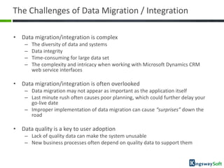 Enterprise Data Integration for Microsoft Dynamics CRM | PPT
