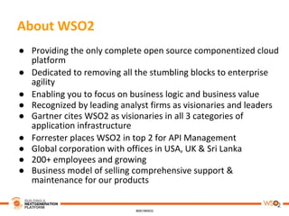 Enterprise data in the WSO2 platform | PPT
