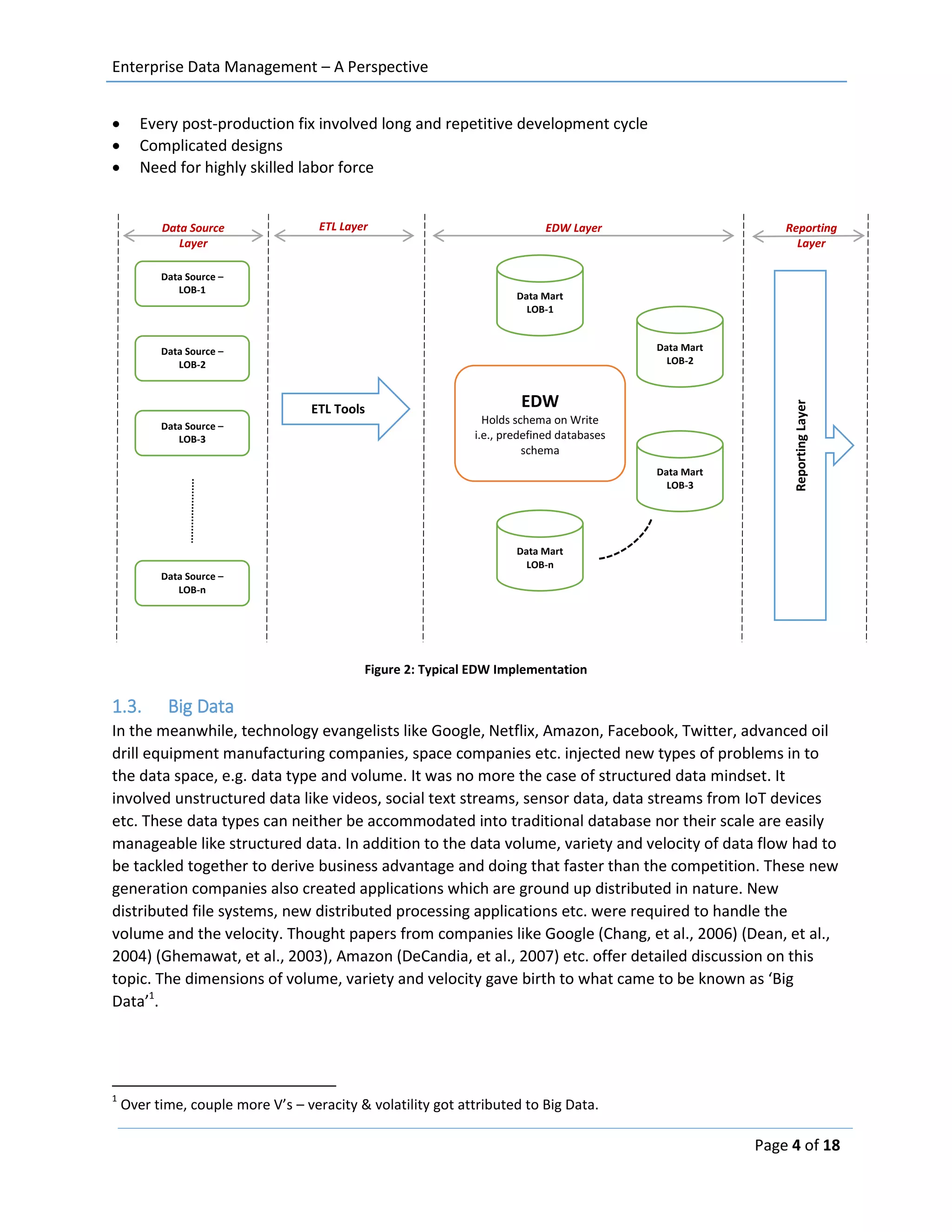 Enterprise Data Management - Data Lake - A Perspective | PDF ...