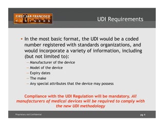 Enterprise Data Management Enables Unique Device Identification (UDI) | PPT