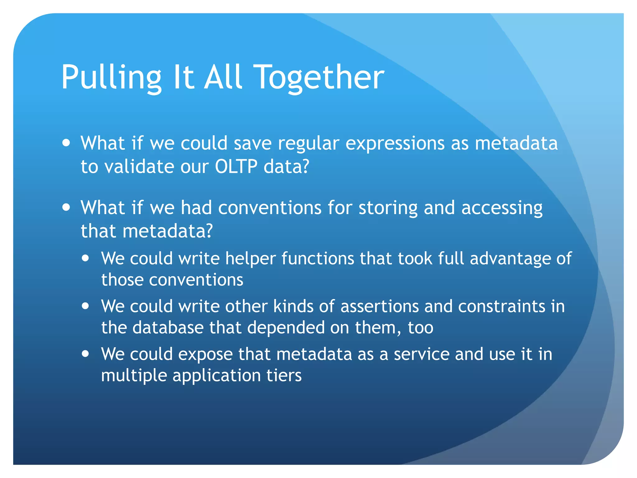 Enterprise Data Validation Pptx Databases Computer Software And