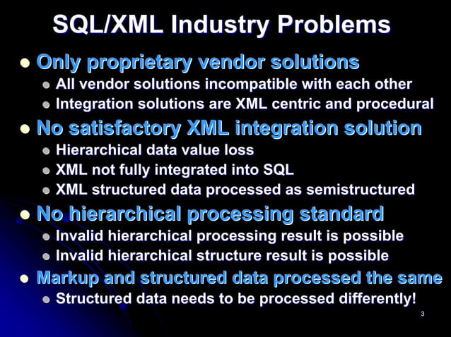 ANSI SQL Transparent Multipath Hierarchical Structured Data Processing for Relational, XML ...