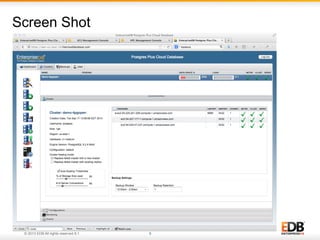 Postgres Plus Cloud Database on OpenStack | PPT
