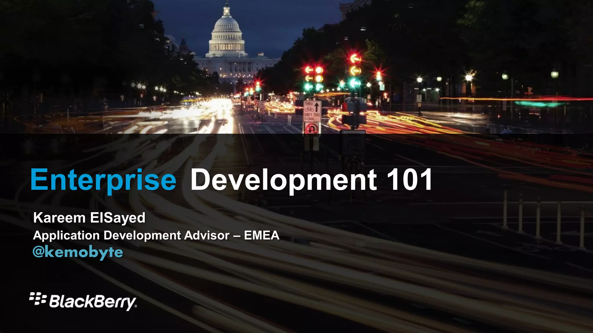 Enterprise Apps Development 101 | PPT