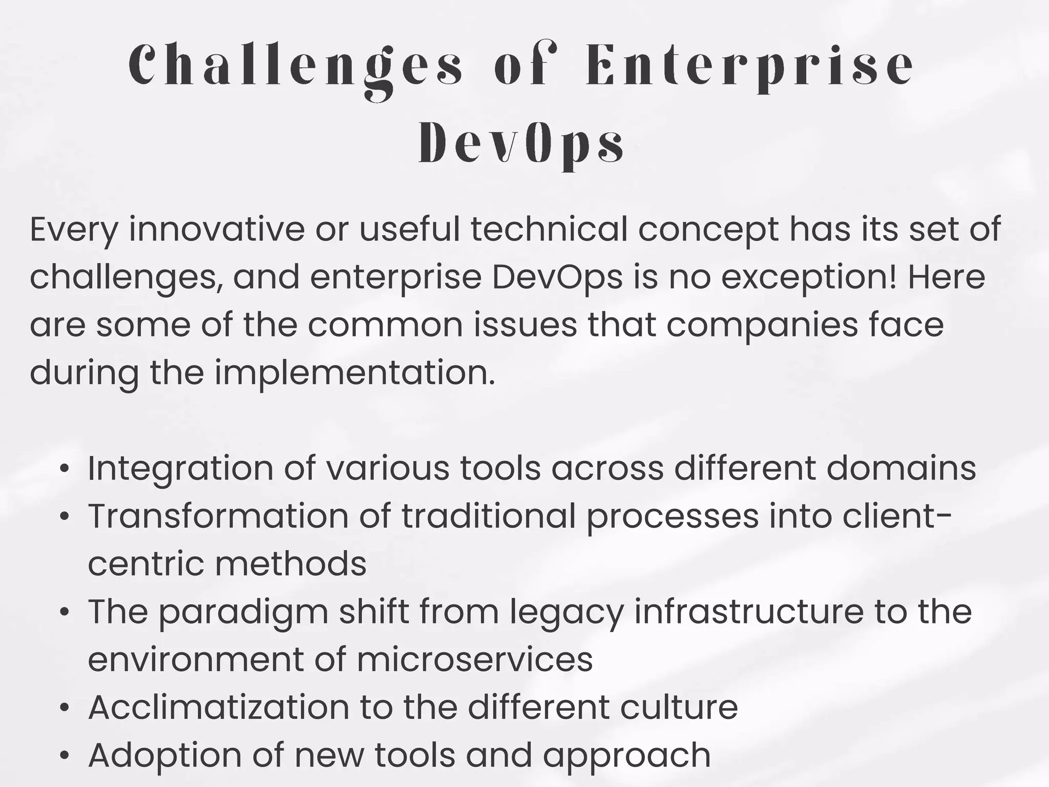Enterprise DevOps- Importance and Key Benefits You Need to Know-Silver Touch Technologies | PPT