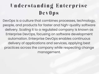 Enterprise DevOps- Importance and Key Benefits You Need to Know-Silver Touch Technologies | PPT