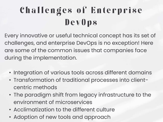 Enterprise DevOps- Importance and Key Benefits You Need to Know-Silver Touch Technologies | PPT