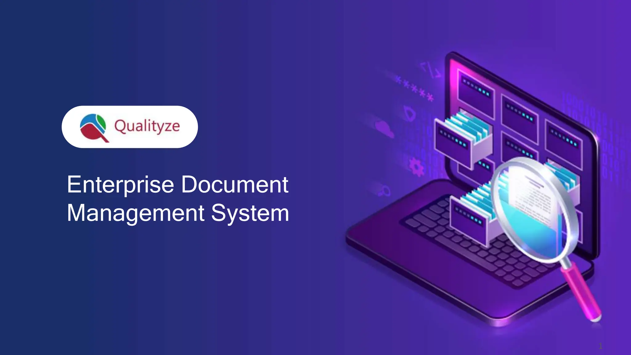 Enterprise Document Management System - Qualityze Inc | PPT
