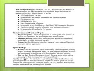 Enterprise GIS Planning and Framework | PPTX | Information Services ...