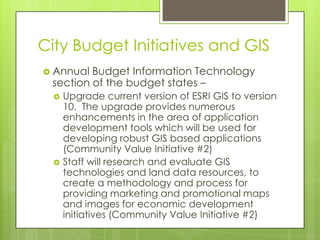 Enterprise GIS Planning and Framework | PPT