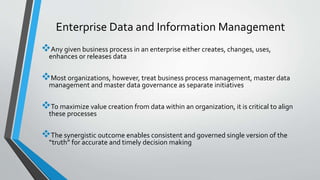 Enterprise information flow and data management | PPTX | Computer ...