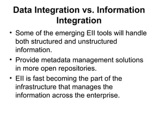 Enterprise Information Integration | PPT