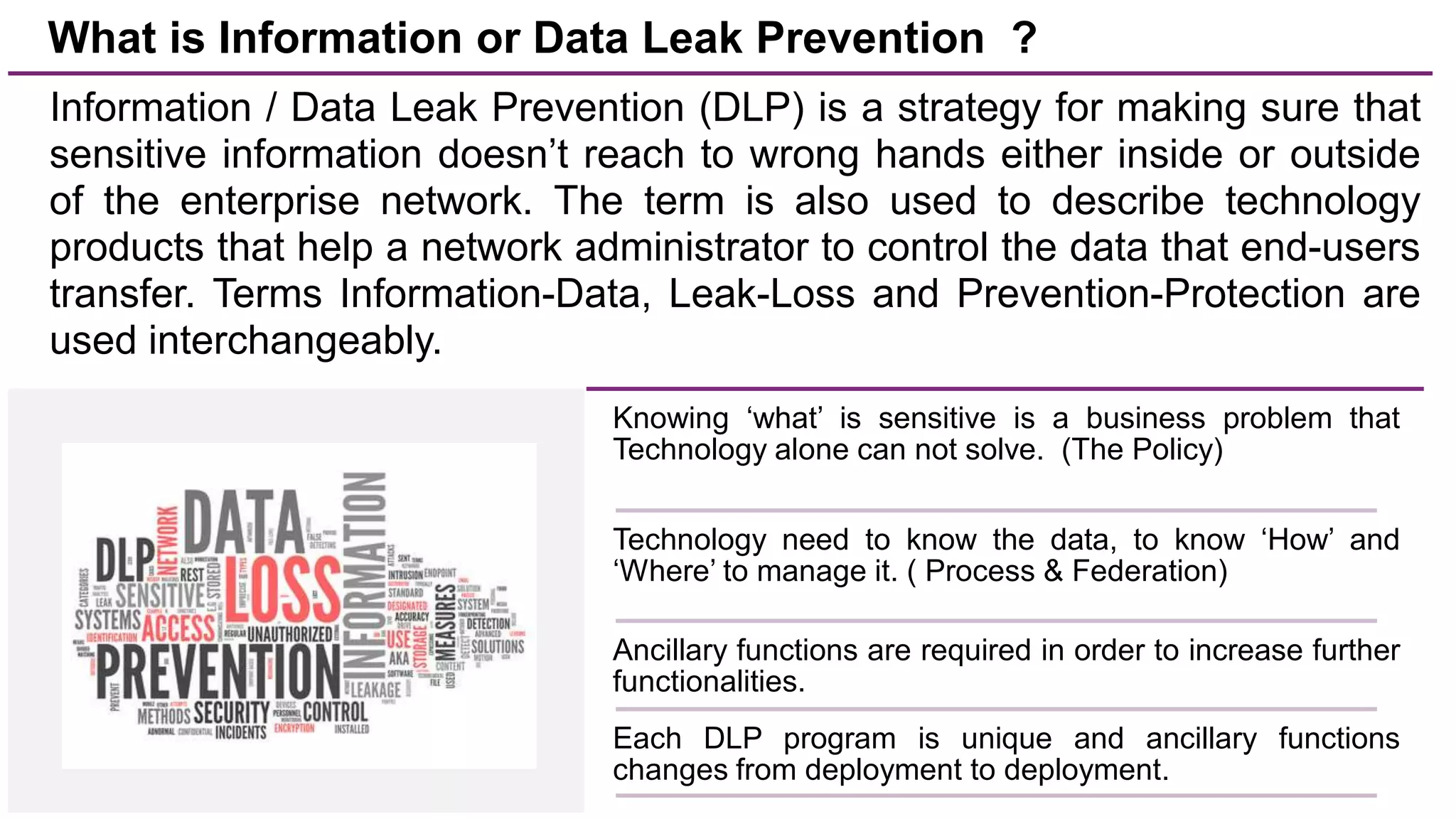 Comprehensive Data Leak Prevention | PPTX