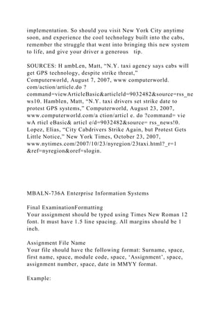 Enterprise Information SystemsTopic .docx