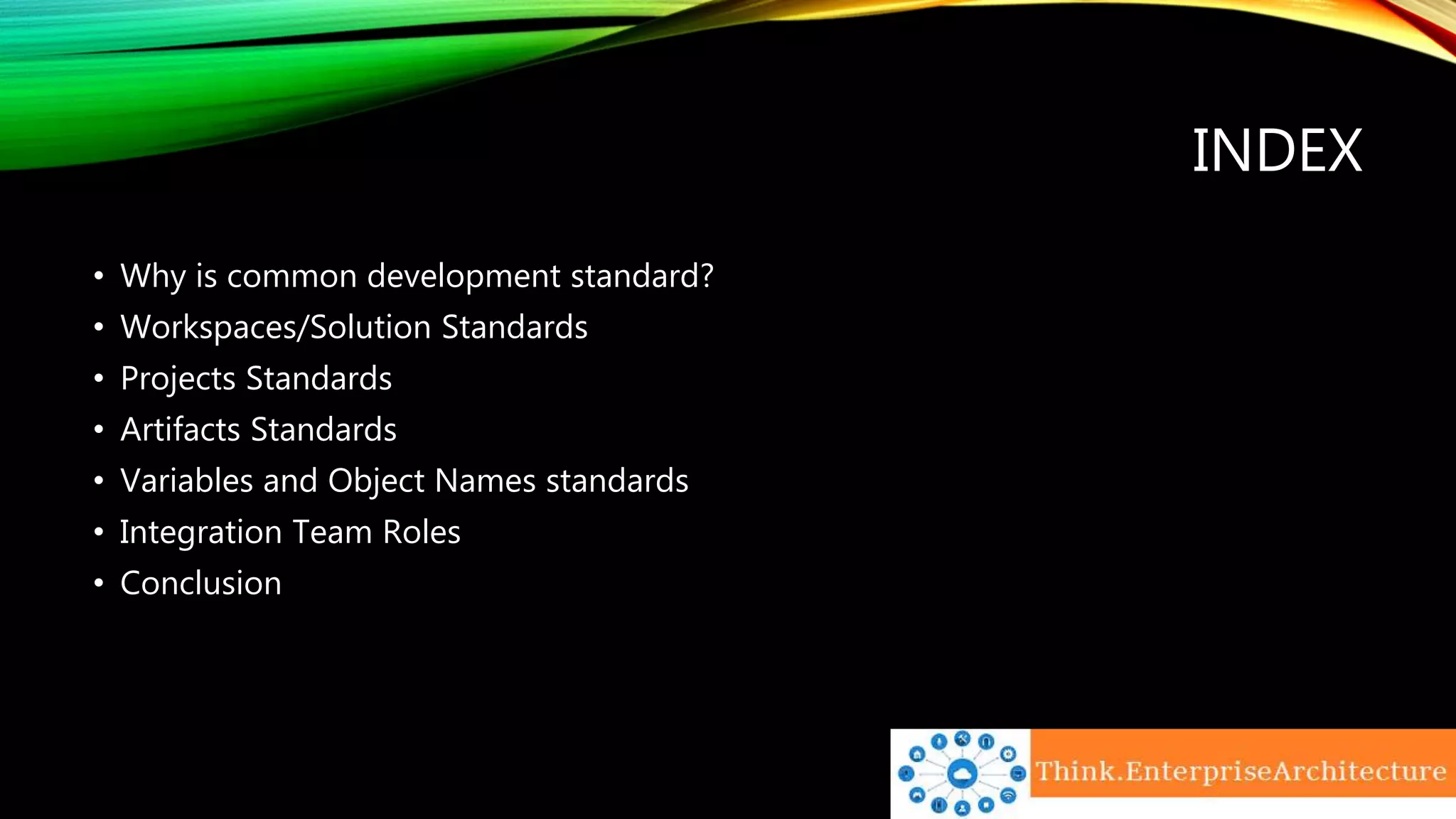 Enterprise integration - Naming Convention and Standards | PPTX