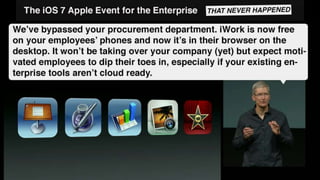 The iOS7 Apple Event for the Enterprise (that never happened) | PPT