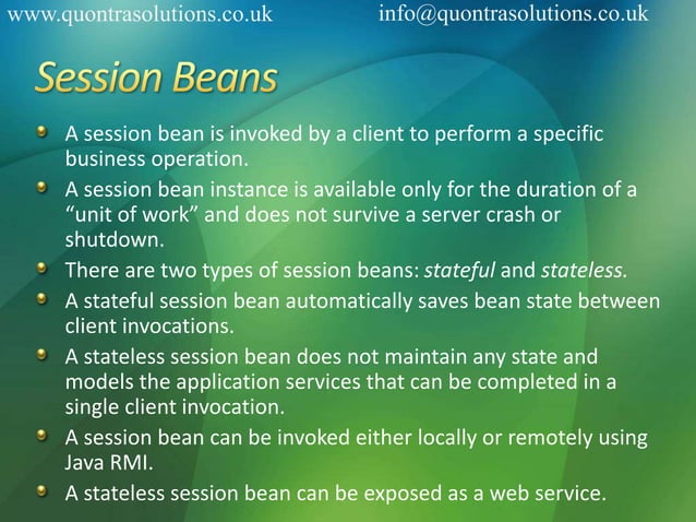 Enterprise java beans | PPTX