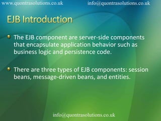 Enterprise java beans | PPTX