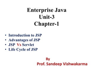 Enterprise java unit-3_chapter-1-jsp | PDF