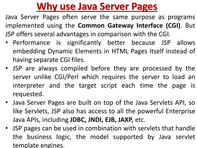 Enterprise java unit-3_chapter-1-jsp | PPT