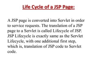 Enterprise java unit-3_chapter-1-jsp | PDF