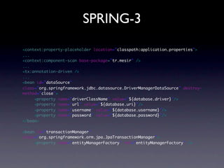 Enterprise Java Web Application Frameworks Sample Stack Implementation | PPT
