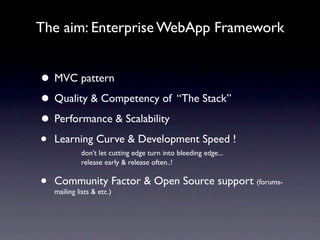 Enterprise Java Web Application Frameworks Sample Stack Implementation | PPT