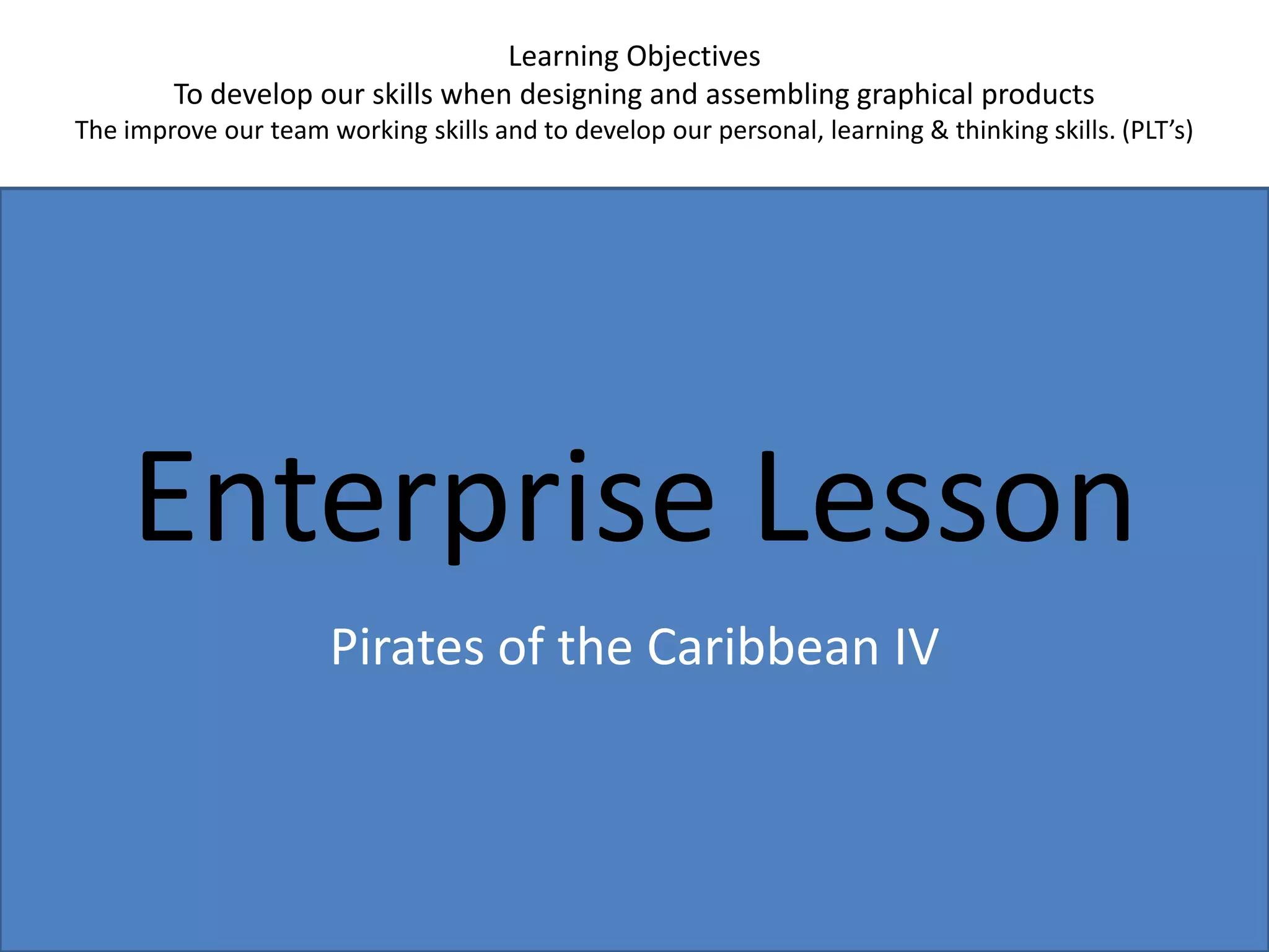 Enterprise Lesson | PPTX