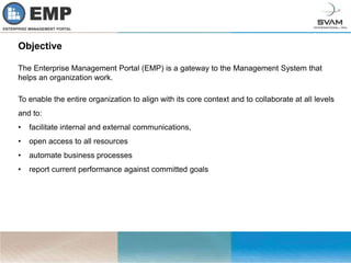 Enterprise Management Portal | PPTX