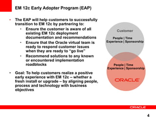 EnterpriseManager12cpptx session for oracle enterprise manager | PPT