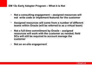 EnterpriseManager12cpptx session for oracle enterprise manager | PPT