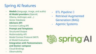 Enterprise Meets LLM: AI-Powered Apps with Spring AI | PPTX
