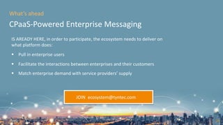 New Enterprise Messaging Ecosystem | PPT