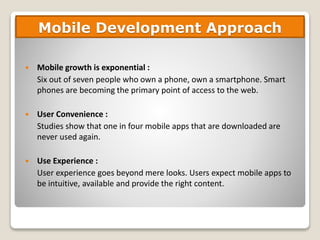 Enterprise mobile apps development | PPT