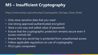 Enterprise Mobile Security and OWASP Compliance | PPT