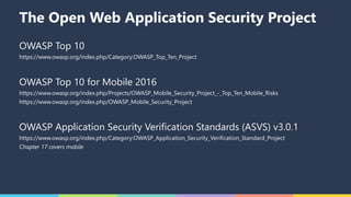 Enterprise Mobile Security and OWASP Compliance | PPT